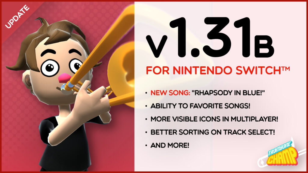 Trombone Champ Version 1.31B comes to the Nintendo Switch™! - Holy Wow News